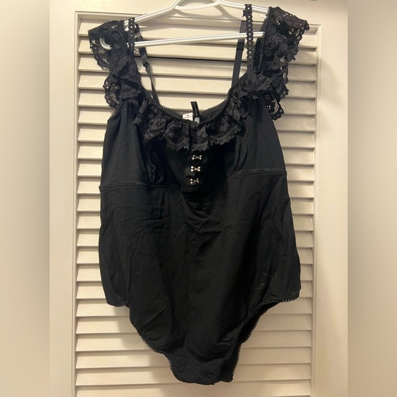 torrid | Tops | Nwt Torrid Plus Size Black Bodysuit | Poshmark